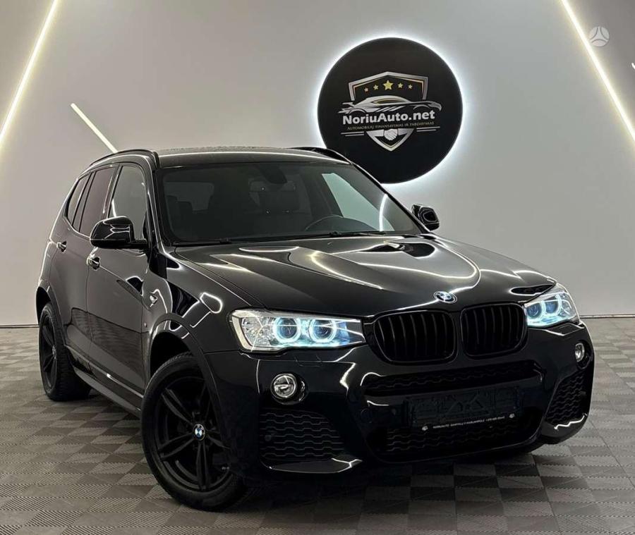 Melns BMW X3 2015 Marijampole, ar dzinēja tilpumu 2.00 L un nobraukumu 179 tūkst. km par 16450 €, foto 1 vietnē AUTOMOTO.COM.LV