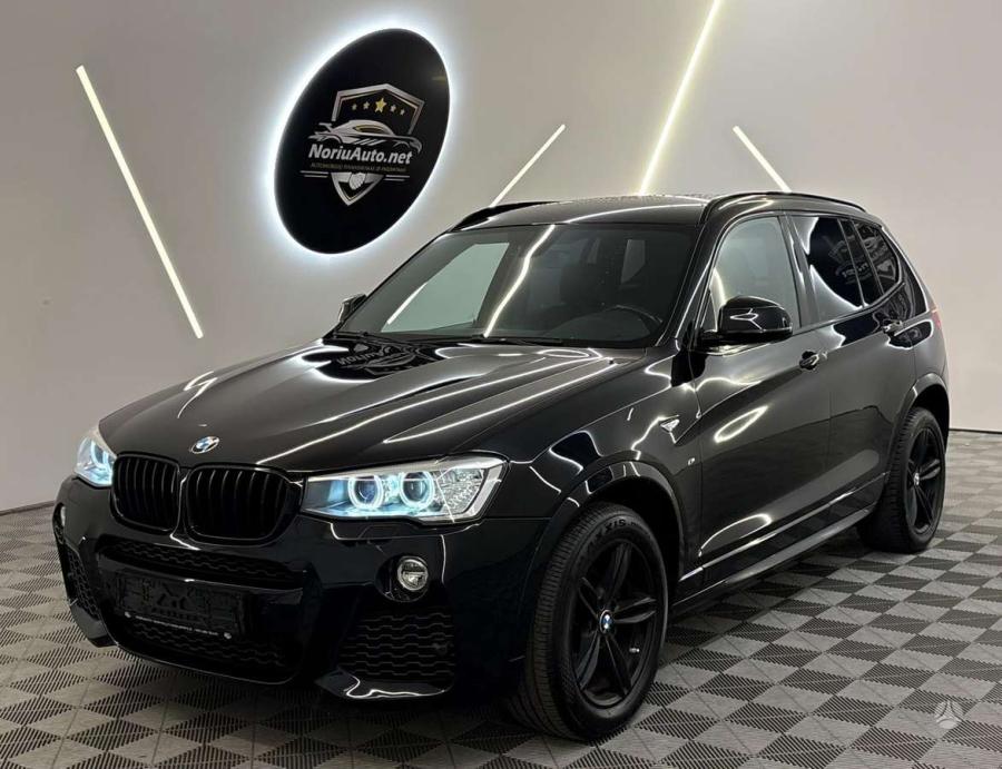 Melns BMW X3 2015 Marijampole, ar dzinēja tilpumu 2.00 L un nobraukumu 179 tūkst. km par 16450 €, foto 6 vietnē AUTOMOTO.COM.LV