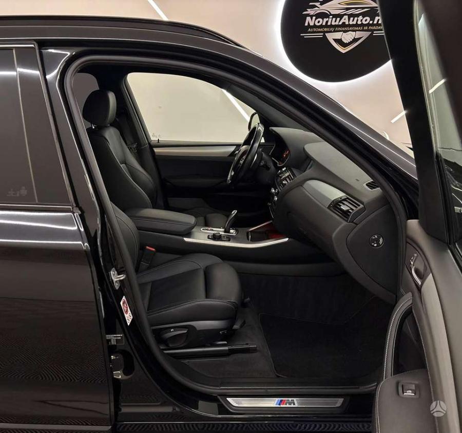 Melns BMW X3 2015 Marijampole, ar dzinēja tilpumu 2.00 L un nobraukumu 179 tūkst. km par 16450 €, foto 15 vietnē AUTOMOTO.COM.LV