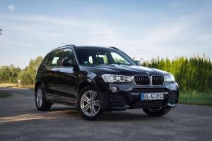 Black BMW X3 2015 in Elektrenai, with an engine capacity of 2.00 L and mileage of 218 thousand km for 14550 €, photo  on AUTOMOTO.COM.LV