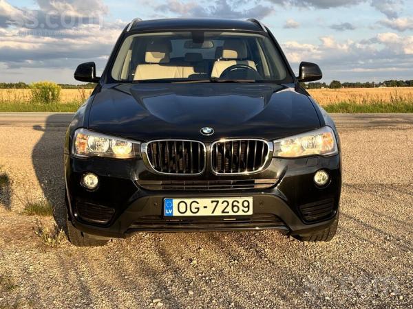 Black BMW X3 2015 in Ogre, with an engine capacity of 2.00 L and mileage of 235 thousand km for 10900 €, photo 3 on AUTOMOTO.COM.LV