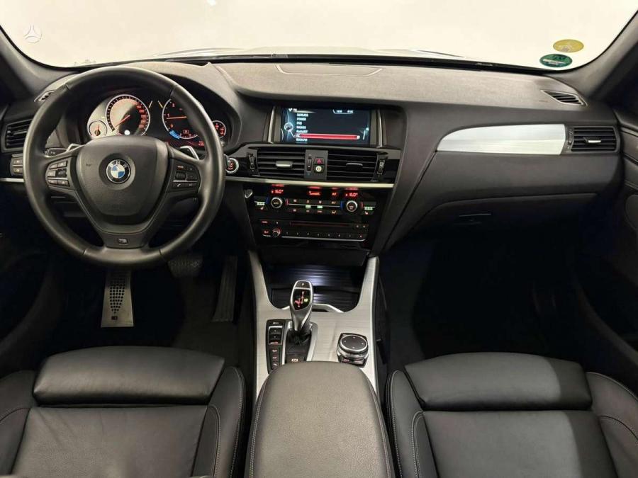 Black BMW X3 2015 in Marijampole, with an engine capacity of 2.99 L and mileage of 258 thousand km for 14950 €, photo 24 on AUTOMOTO.COM.LV
