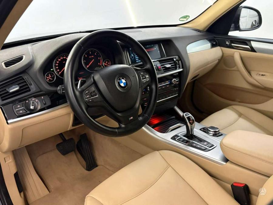 Black BMW X3 2015 in Marijampole, with an engine capacity of 2.99 L and mileage of 349 thousand km for 13850 €, photo 3 on AUTOMOTO.COM.LV