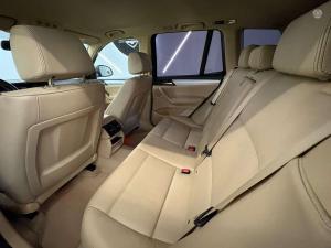 Black BMW X3 2015 in Marijampole, with an engine capacity of 2.99 L and mileage of 349 thousand km for 13850 €, photo 25 on AUTOMOTO.COM.LV