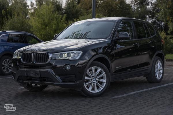 Black BMW X3 2015 in Trakai, with an engine capacity of 2.00 L and mileage of 193 thousand km for 12400 €, photo 3 on AUTOMOTO.COM.LV