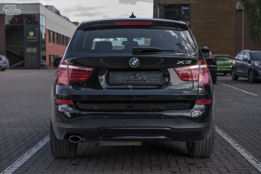 Melns BMW X3 2015 Trakai, ar dzinēja tilpumu 2.00 L un nobraukumu 193 tūkst. km par 12400 €, foto 6 vietnē AUTOMOTO.COM.LV