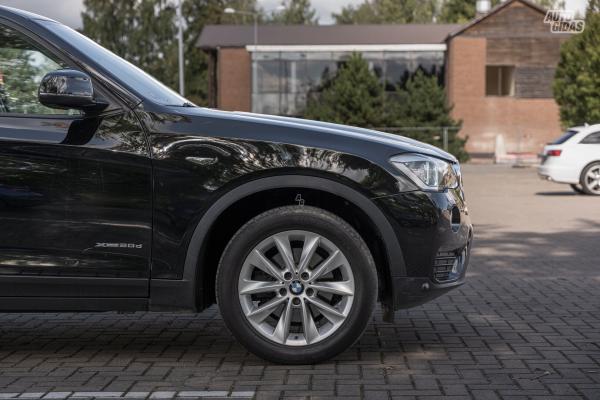 Black BMW X3 2015 in Trakai, with an engine capacity of 2.00 L and mileage of 193 thousand km for 12400 €, photo 8 on AUTOMOTO.COM.LV
