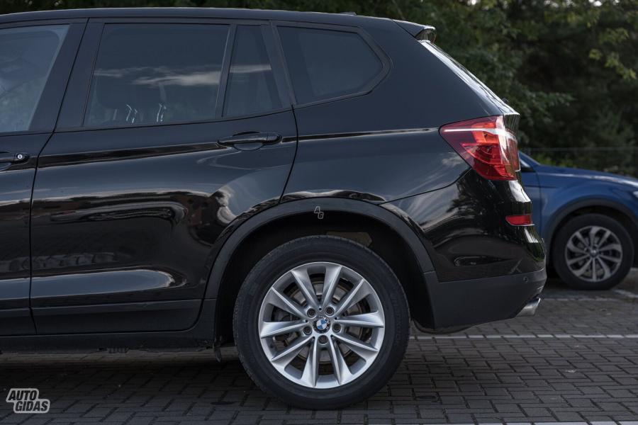 Melns BMW X3 2015 Trakai, ar dzinēja tilpumu 2.00 L un nobraukumu 193 tūkst. km par 12400 €, foto 12 vietnē AUTOMOTO.COM.LV