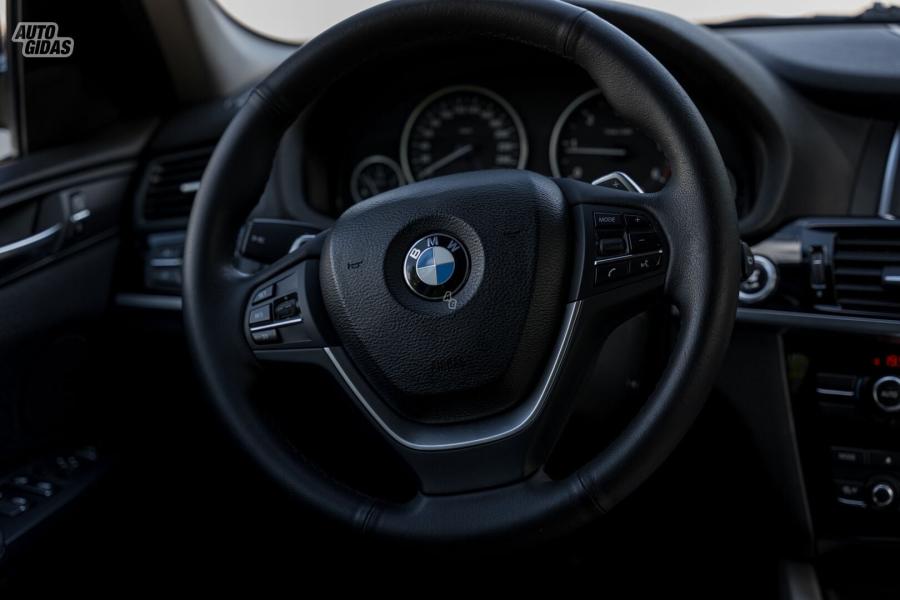 Melns BMW X3 2015 Trakai, ar dzinēja tilpumu 2.00 L un nobraukumu 193 tūkst. km par 12400 €, foto 21 vietnē AUTOMOTO.COM.LV