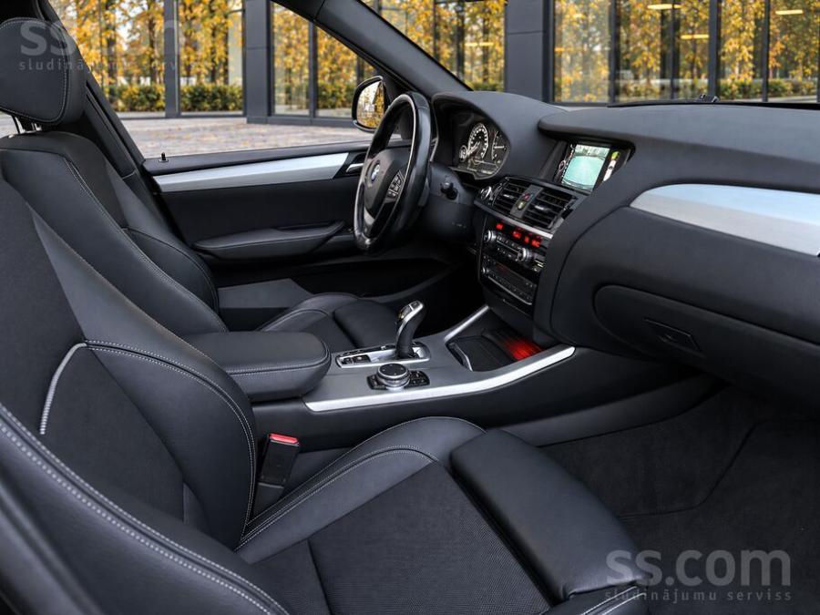 Melns BMW X3 2015 Rīga, ar dzinēja tilpumu 3.00 L un nobraukumu 206 tūkst. km par 15900 €, foto 8 vietnē AUTOMOTO.COM.LV