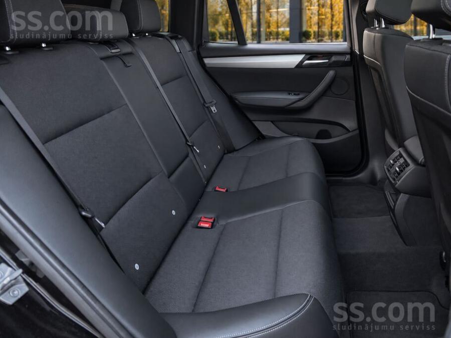 Melns BMW X3 2015 Rīga, ar dzinēja tilpumu 3.00 L un nobraukumu 206 tūkst. km par 15900 €, foto 9 vietnē AUTOMOTO.COM.LV