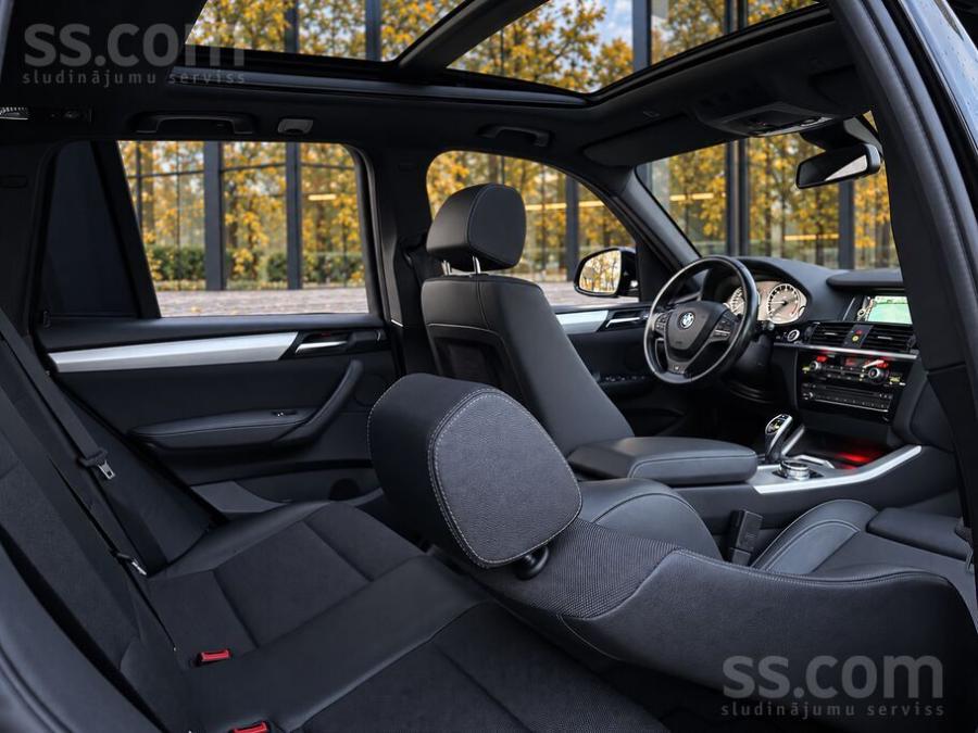 Melns BMW X3 2015 Rīga, ar dzinēja tilpumu 3.00 L un nobraukumu 206 tūkst. km par 15900 €, foto 10 vietnē AUTOMOTO.COM.LV
