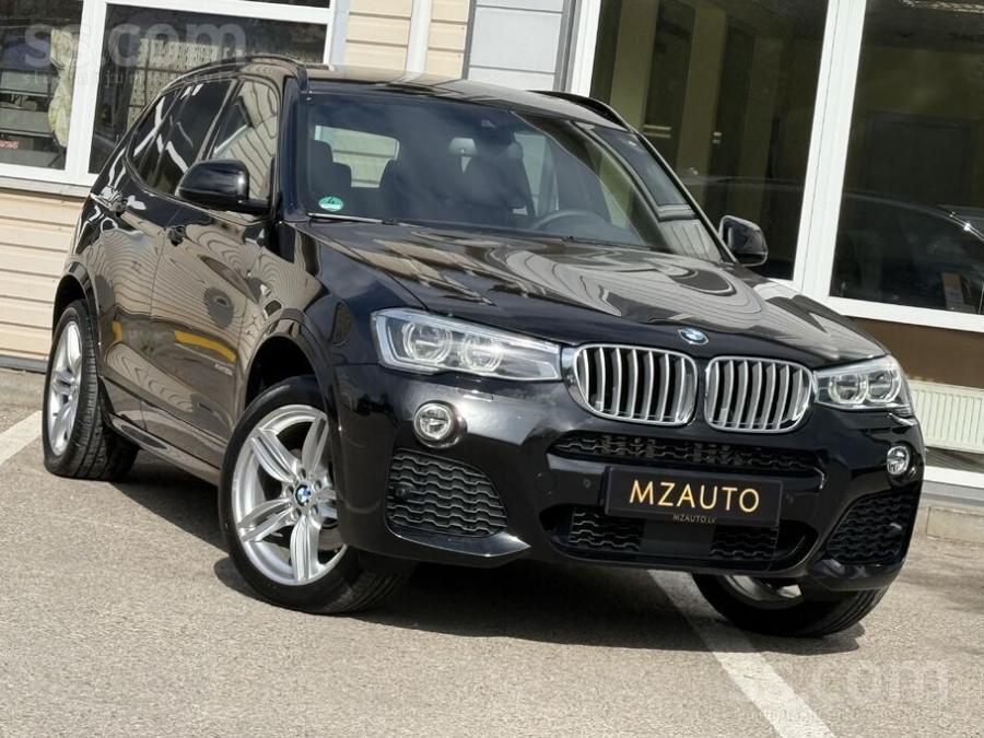 Black BMW X3 2016 in Tukums, with an engine capacity of 3.00 L and mileage of 193 thousand km for 5200 €, photo 1 on AUTOMOTO.COM.LV