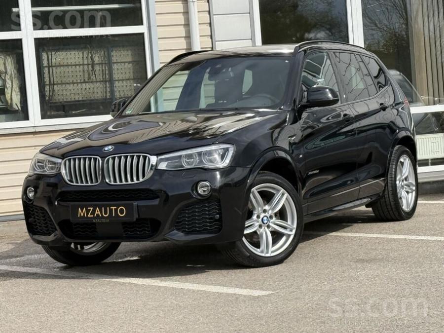 Black BMW X3 2016 in Tukums, with an engine capacity of 3.00 L and mileage of 193 thousand km for 5200 €, photo 2 on AUTOMOTO.COM.LV