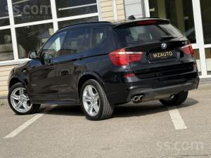 Black BMW X3 2016 in Tukums, with an engine capacity of 3.00 L and mileage of 193 thousand km for 5200 €, photo 3 on AUTOMOTO.COM.LV