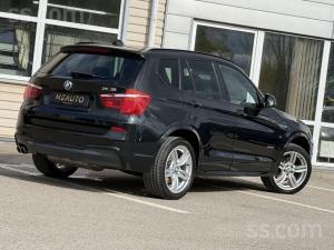 Black BMW X3 2016 in Tukums, with an engine capacity of 3.00 L and mileage of 193 thousand km for 5200 €, photo 4 on AUTOMOTO.COM.LV