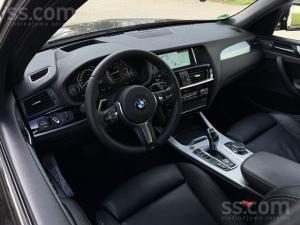 Black BMW X3 2016 in Tukums, with an engine capacity of 3.00 L and mileage of 193 thousand km for 5200 €, photo 5 on AUTOMOTO.COM.LV
