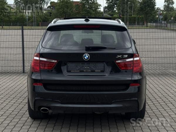 Black BMW X3 2016 in Jelgava, with an engine capacity of 2.00 L and mileage of 280 thousand km for 6950 €, photo 5 on AUTOMOTO.COM.LV