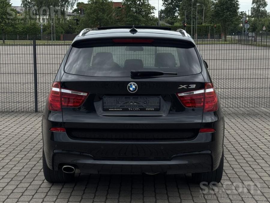 Melns BMW X3 2016 Jelgava, ar dzinēja tilpumu 2.00 L un nobraukumu 280 tūkst. km par 6950 €, foto 5 vietnē AUTOMOTO.COM.LV