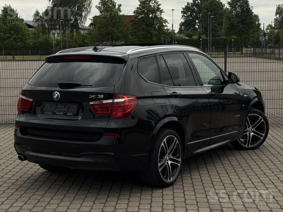 Melns BMW X3 2016 Jelgava, ar dzinēja tilpumu 2.00 L un nobraukumu 280 tūkst. km par 6950 €, foto 6 vietnē AUTOMOTO.COM.LV