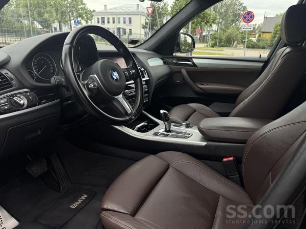 Black BMW X3 2016 in Jelgava, with an engine capacity of 2.00 L and mileage of 280 thousand km for 6950 €, photo 9 on AUTOMOTO.COM.LV