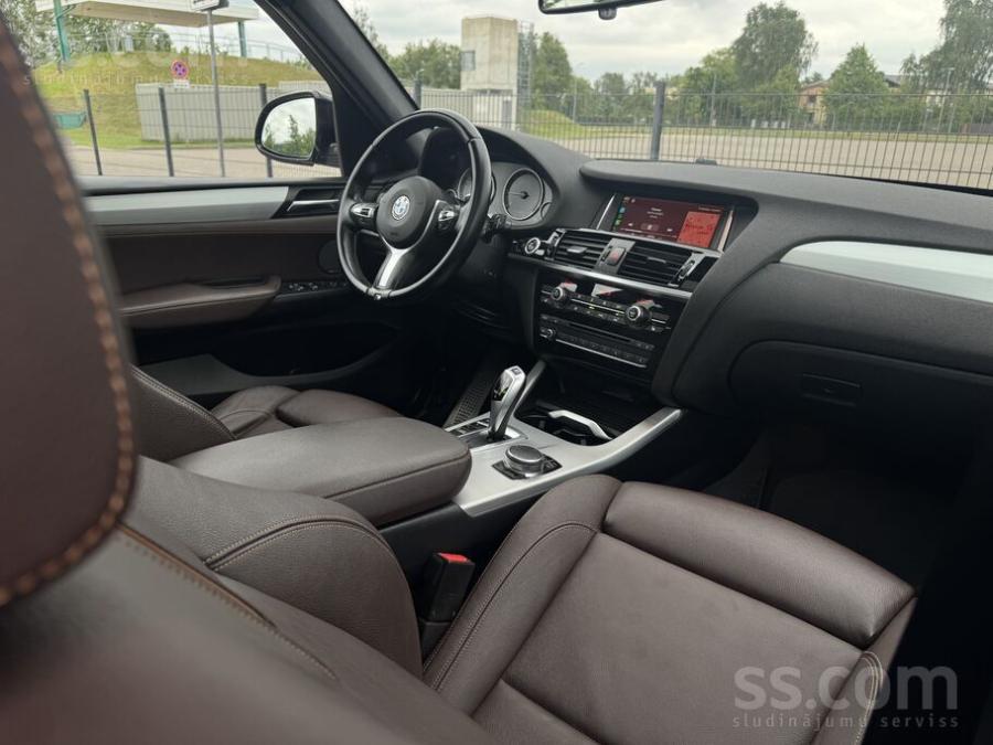 Melns BMW X3 2016 Jelgava, ar dzinēja tilpumu 2.00 L un nobraukumu 280 tūkst. km par 6950 €, foto 10 vietnē AUTOMOTO.COM.LV
