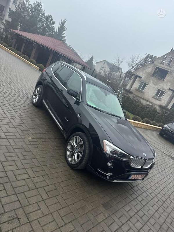 Melns BMW X3 2016 Viļņa, ar dzinēja tilpumu 2.00 L un nobraukumu 290 tūkst. km par 13600 €, foto 2 vietnē AUTOMOTO.COM.LV