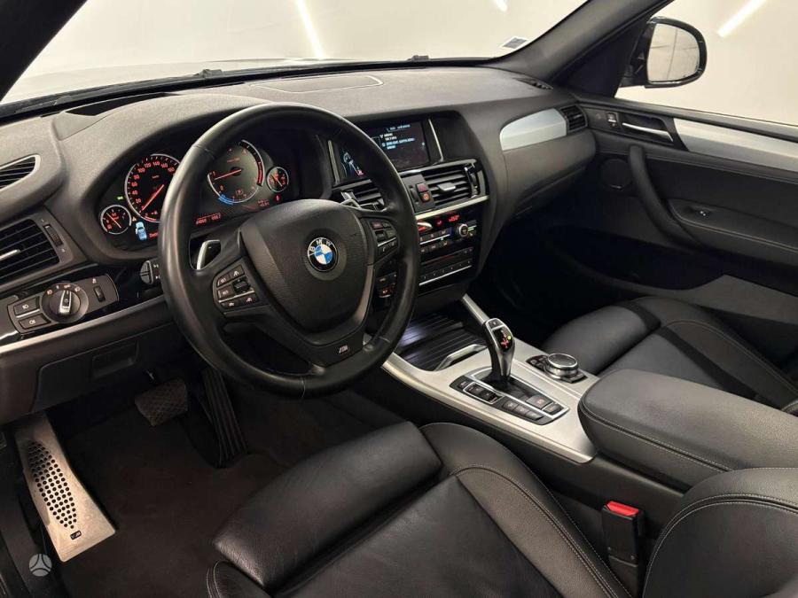 Black BMW X3 2016 in Marijampole, with an engine capacity of 2.99 L and mileage of 245 thousand km for 16850 €, photo 2 on AUTOMOTO.COM.LV