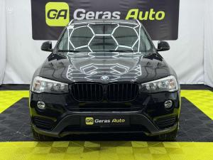 Black BMW X3 2016 in Vilnius, with an engine capacity of 2.00 L and mileage of 136 thousand km for 13990 €, photo 2 on AUTOMOTO.COM.LV