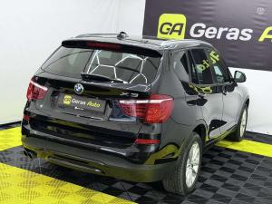 Black BMW X3 2016 in Vilnius, with an engine capacity of 2.00 L and mileage of 136 thousand km for 13990 €, photo 4 on AUTOMOTO.COM.LV