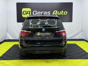 Black BMW X3 2016 in Vilnius, with an engine capacity of 2.00 L and mileage of 136 thousand km for 13990 €, photo 5 on AUTOMOTO.COM.LV