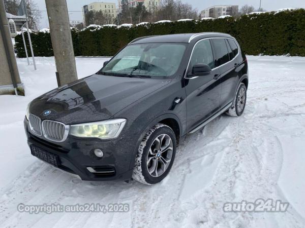Black BMW X3 2016 in Tallinn, with an engine capacity of 2.00 L and mileage of 253 thousand km for 15880 €, photo 2 on AUTOMOTO.COM.LV