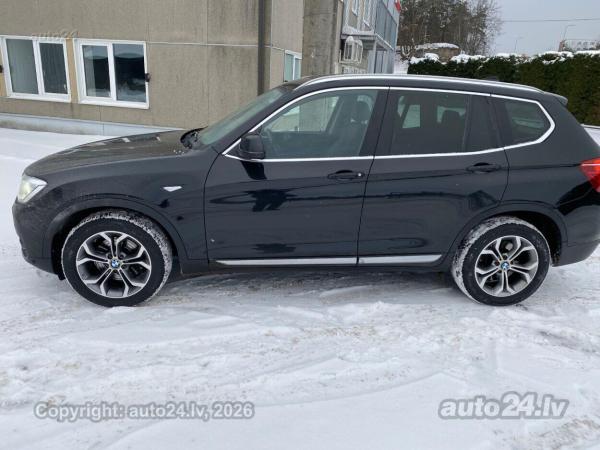 Black BMW X3 2016 in Tallinn, with an engine capacity of 2.00 L and mileage of 253 thousand km for 15880 €, photo 4 on AUTOMOTO.COM.LV