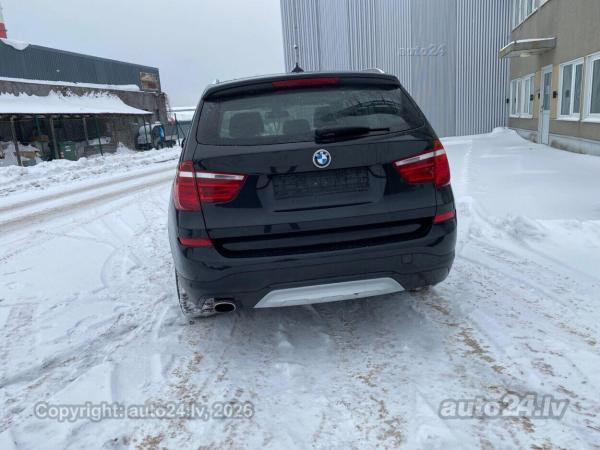 Black BMW X3 2016 in Tallinn, with an engine capacity of 2.00 L and mileage of 253 thousand km for 15880 €, photo 5 on AUTOMOTO.COM.LV
