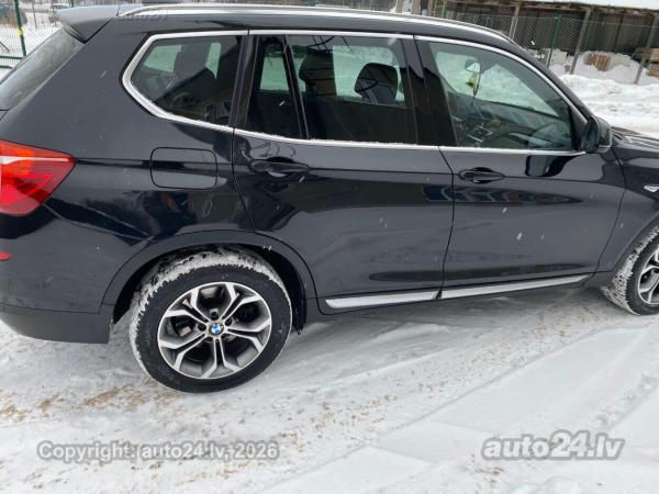 Black BMW X3 2016 in Tallinn, with an engine capacity of 2.00 L and mileage of 253 thousand km for 15880 €, photo 8 on AUTOMOTO.COM.LV