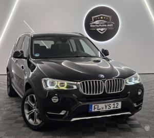 Melns BMW X3 2016 Marijampole, ar dzinēja tilpumu 2.00 L un nobraukumu 235 tūkst. km par 16450 €, foto  vietnē AUTOMOTO.COM.LV