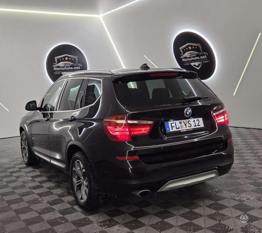 Melns BMW X3 2016 Marijampole, ar dzinēja tilpumu 2.00 L un nobraukumu 235 tūkst. km par 16450 €, foto 27 vietnē AUTOMOTO.COM.LV