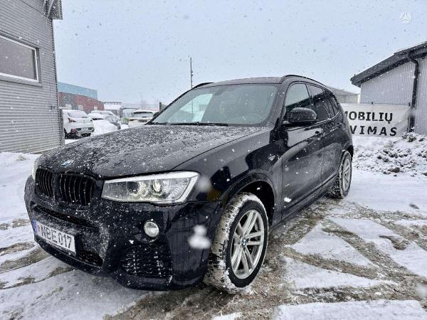Black BMW X3 2016 in Siauliai, with an engine capacity of 2.00 L and mileage of 195 thousand km for 15300 €, photo 1 on AUTOMOTO.COM.LV