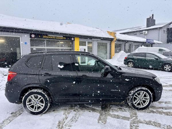 Black BMW X3 2016 in Siauliai, with an engine capacity of 2.00 L and mileage of 195 thousand km for 15300 €, photo 4 on AUTOMOTO.COM.LV