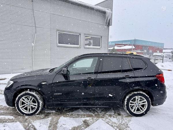 Black BMW X3 2016 in Siauliai, with an engine capacity of 2.00 L and mileage of 195 thousand km for 15300 €, photo 5 on AUTOMOTO.COM.LV