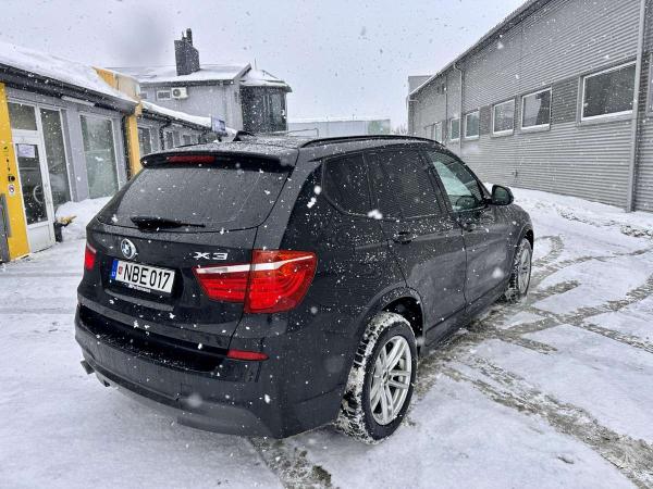 Black BMW X3 2016 in Siauliai, with an engine capacity of 2.00 L and mileage of 195 thousand km for 15300 €, photo 6 on AUTOMOTO.COM.LV