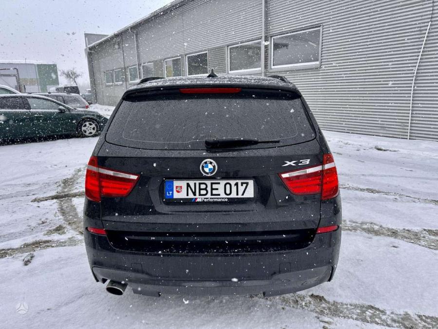 Black BMW X3 2016 in Siauliai, with an engine capacity of 2.00 L and mileage of 195 thousand km for 15300 €, photo 7 on AUTOMOTO.COM.LV