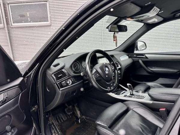 Black BMW X3 2016 in Siauliai, with an engine capacity of 2.00 L and mileage of 195 thousand km for 15300 €, photo 10 on AUTOMOTO.COM.LV