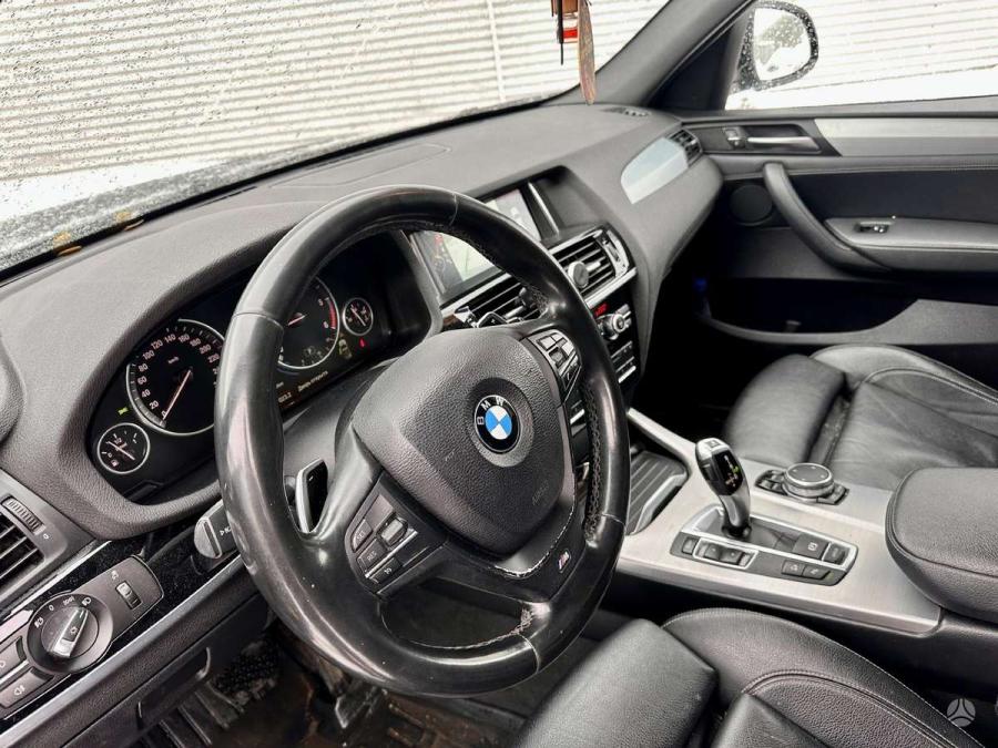 Black BMW X3 2016 in Siauliai, with an engine capacity of 2.00 L and mileage of 195 thousand km for 15300 €, photo 11 on AUTOMOTO.COM.LV