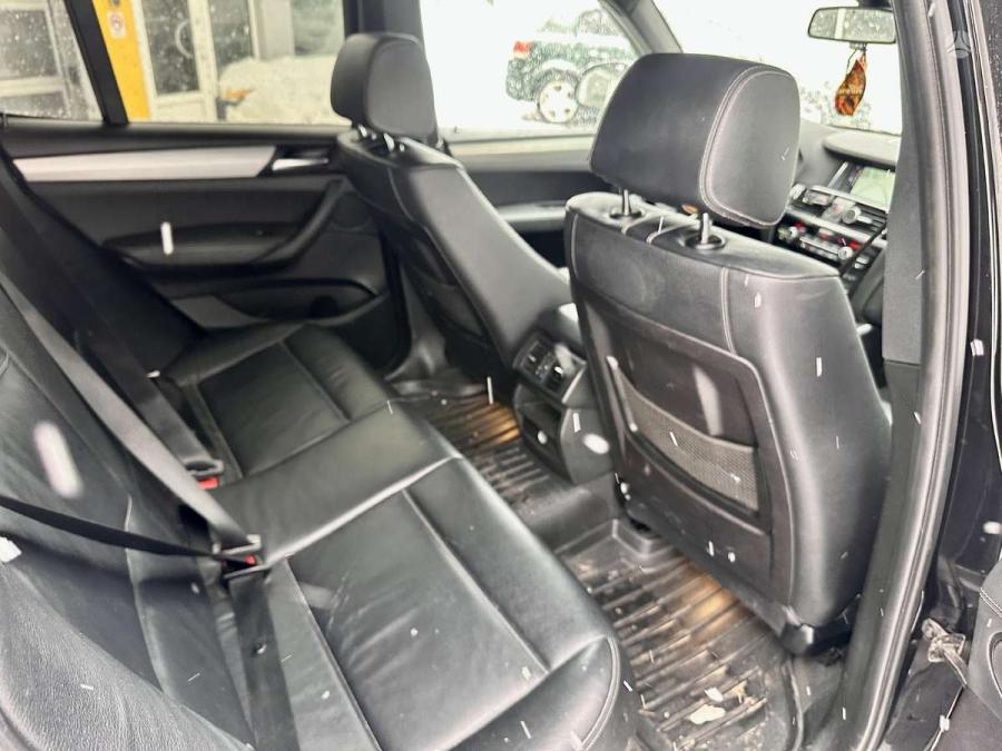 Black BMW X3 2016 in Siauliai, with an engine capacity of 2.00 L and mileage of 195 thousand km for 15300 €, photo 18 on AUTOMOTO.COM.LV