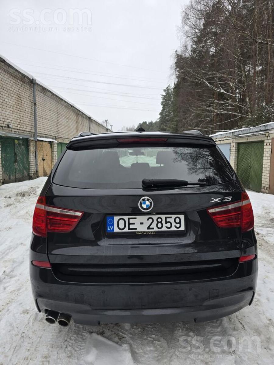 Melns BMW X3 2016 Rīga, ar dzinēja tilpumu 3.00 L un nobraukumu 202 tūkst. km par 21000 €, foto 4 vietnē AUTOMOTO.COM.LV