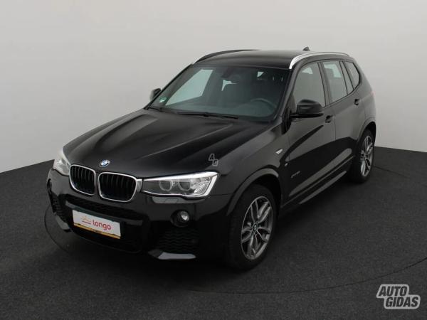 Black BMW X3 2016 in Vilnius, with an engine capacity of 2.00 L and mileage of 195 thousand km for 15999 €, photo 1 on AUTOMOTO.COM.LV