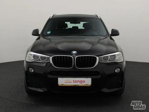 Black BMW X3 2016 in Vilnius, with an engine capacity of 2.00 L and mileage of 195 thousand km for 15999 €, photo 4 on AUTOMOTO.COM.LV