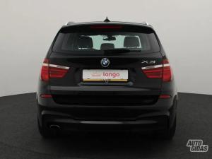 Black BMW X3 2016 in Vilnius, with an engine capacity of 2.00 L and mileage of 195 thousand km for 15999 €, photo 6 on AUTOMOTO.COM.LV