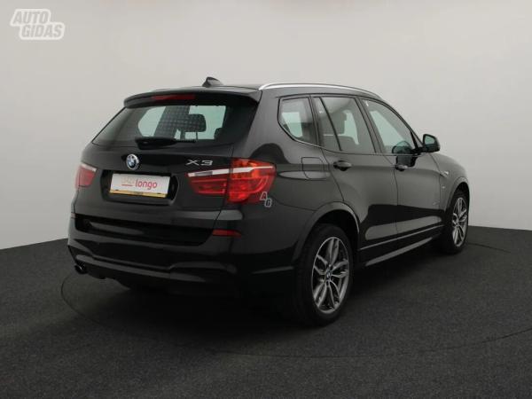 Black BMW X3 2016 in Vilnius, with an engine capacity of 2.00 L and mileage of 195 thousand km for 15999 €, photo 8 on AUTOMOTO.COM.LV